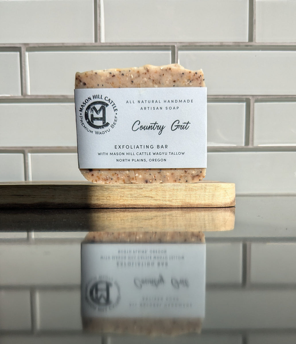 COUNTRY GRIT - 100% Pure Wagyu Tallow Soap Bar – Mason Hill Cattle