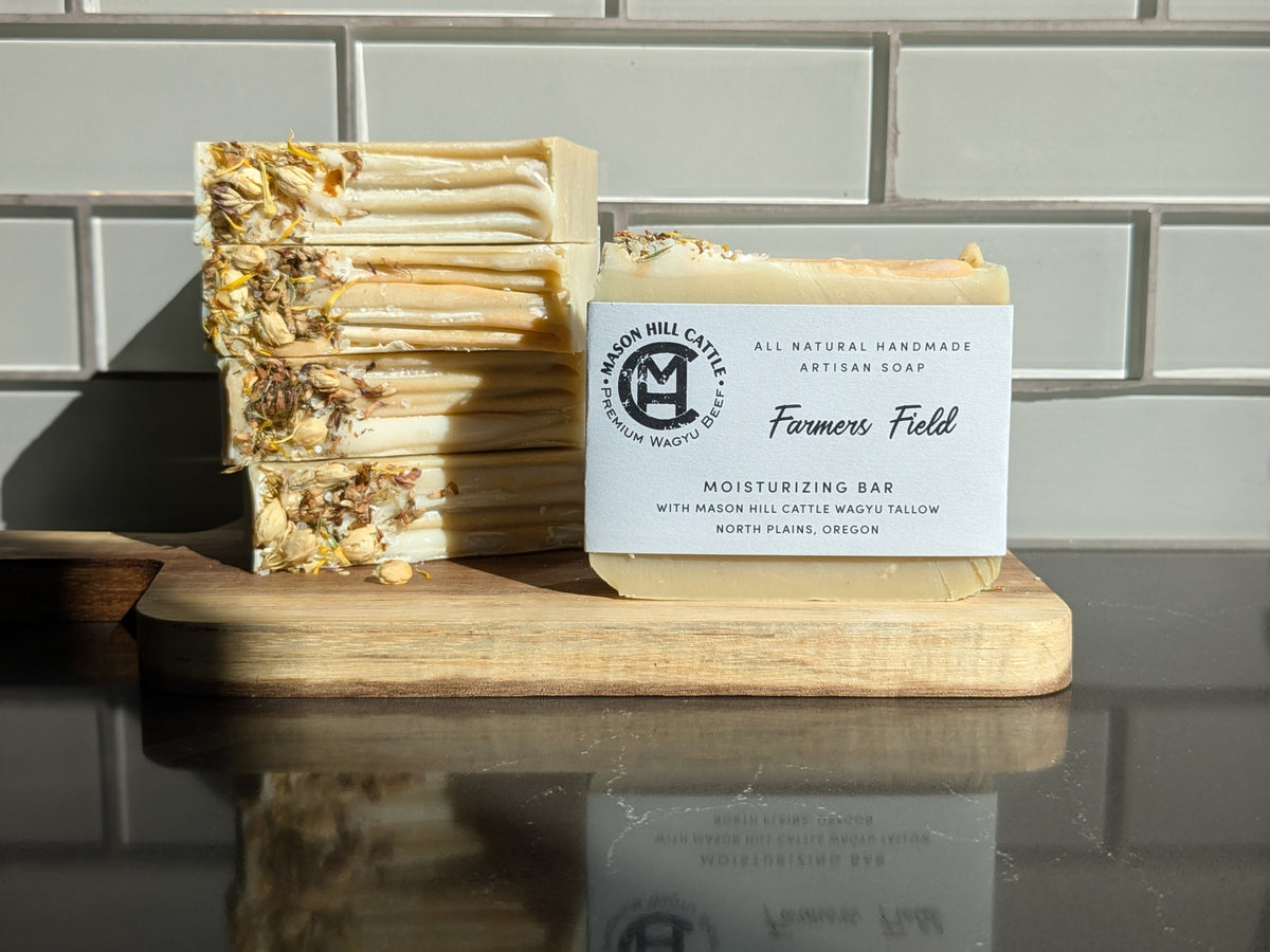 FARMER'S FIELD - 100% Pure Wagyu Tallow Soap Bar – Mason Hill Cattle